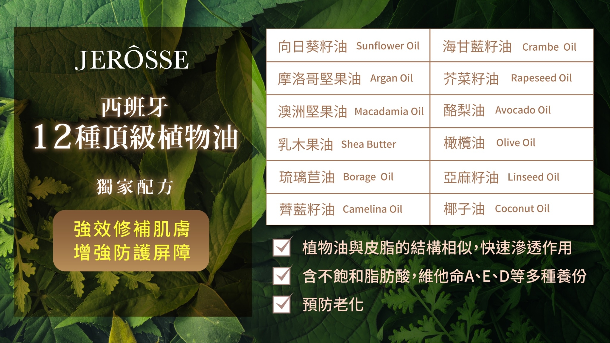 JEROSSE 小白瓶-全效賦活絲絨身體精華油(100 ml/瓶) - 婕樂纖 JERÔSSE